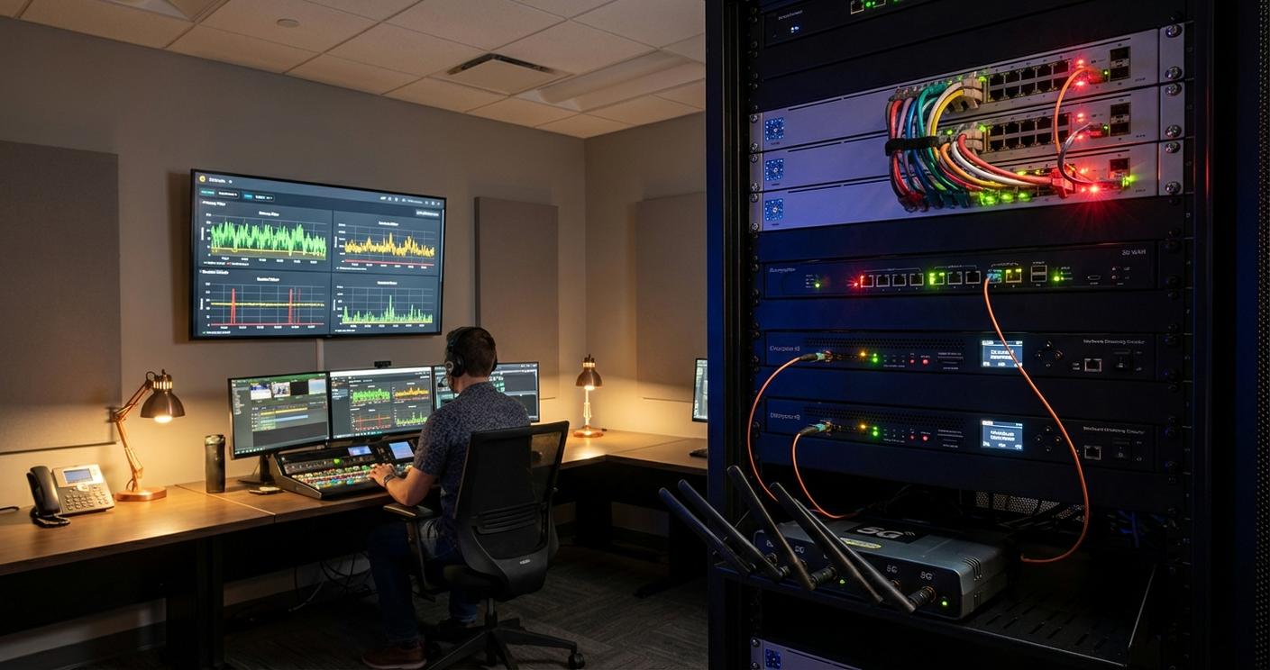 The Role of Redundant Internet Lines in CBD Corporate Broadcasts